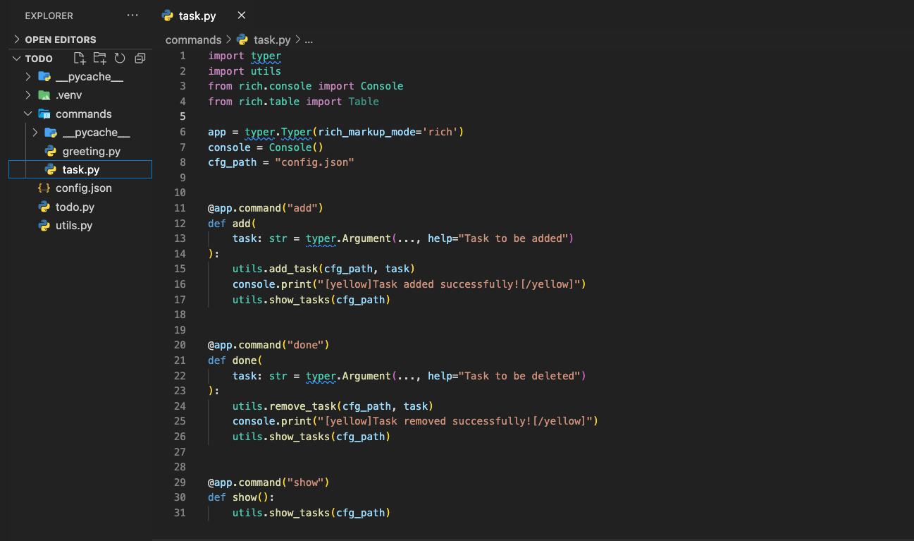 Build an amazing CLI app with Typer | noisrucer